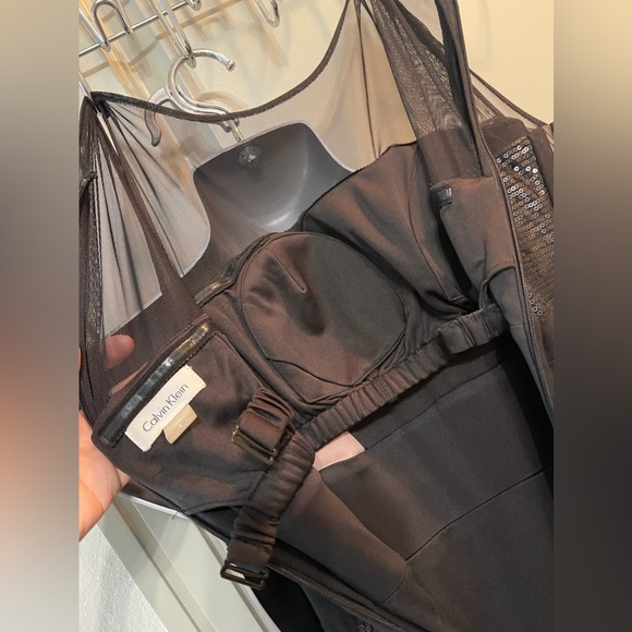 Calvin Klein Collection | Dresses | Calvin Klein Black Maxi Elegant ...